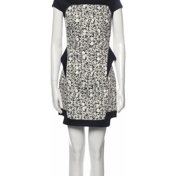 Robert Rodriguez | Dresses | Robert Rodriguez Printed Black And White ...